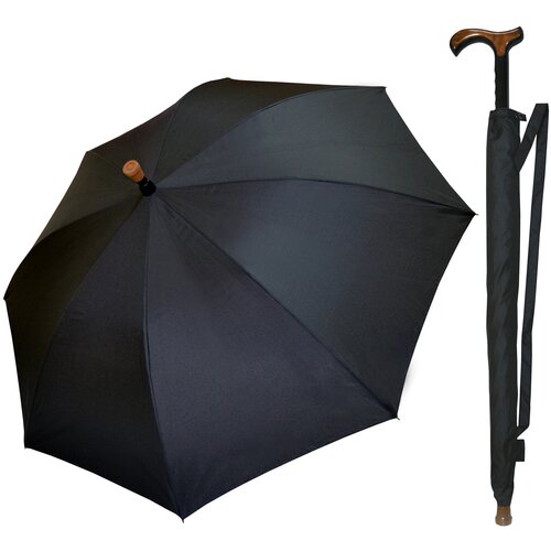 Зонт-трость MIZU, черный