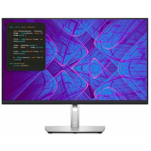 27" Монитор DELL P2723QE, 3840x2160, 60 Гц, IPS, черный/серебристый