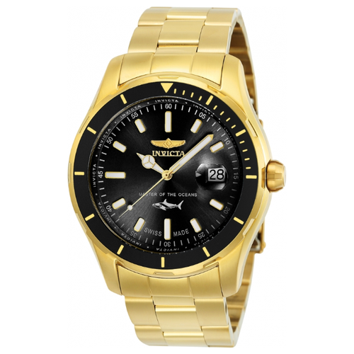 Наручные часы INVICTA Swiss Made 25810, золотой, черный