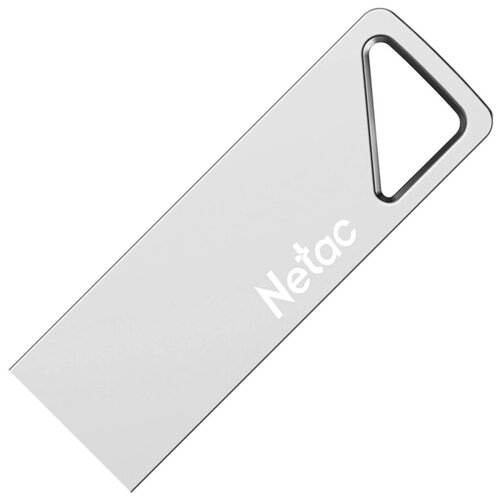 Флешка Netac U326 64 ГБ, 1 шт., серебристый