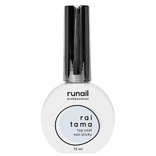 Runail Professional верхнее покрытие raitama Top Coat Non Sticky, clear, 15 мл