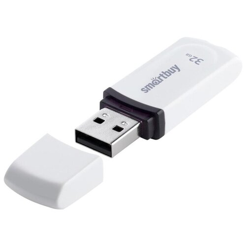 Флеш-диск 32 GB, комплект 30 шт, SMARTBUY Paean, USB 2.0, белый, SB32GBPN-W