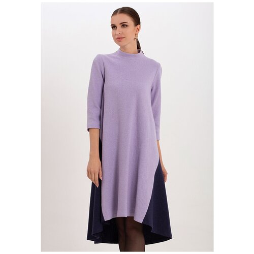 Платье Мадам Т, размер 48, синий, фиолетовый