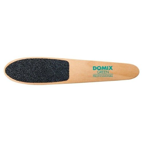 Пилка педикюрная Domix Green Professional Малая двусторонняя, черный/бежевый