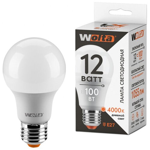 Лампа WOLTA LED 30S60BL12E27 16100849