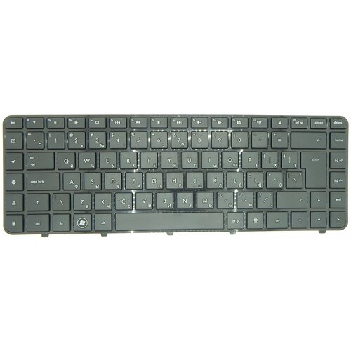 Клавиатура для ноутбука HP Pavilion dv6-3110er черная с рамкой