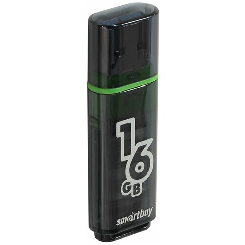 Флеш-карта SmartBuy 16 гб, Glossy, USB 2,0, черная (SB16GBGS-K)