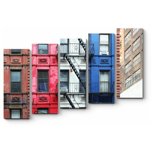 Модульная картина Здание и лестница в Нью-Йорке220x154