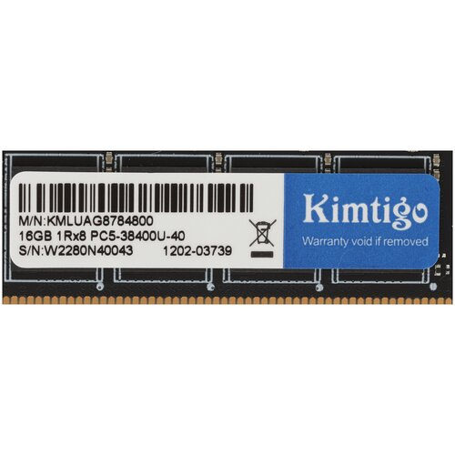 Оперативная память Kimtigo DDR5 4800 МГц DIMM CL19