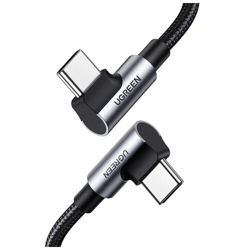 Кабель UGreen US335 USB 2.0 Type-C (m) - USB 2.0 Type-C (m), 1 м, 1 шт., серый космос
