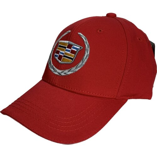 Бейсболка бини Cadillac Бейсболка Кадиллак кепка мужская женская, размер 55-58, красный