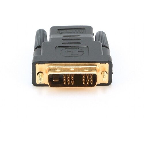 Bion Переходник HDMI-DVI 19F/19M (мама-папа), позолоченные контакты, черный [BXP-A-HDMI-DVI-2]
