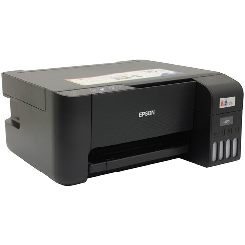 МФУ струйное Epson EcoTank L3210, цветн., A4, черный