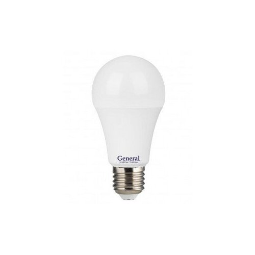 Светодиодная LED лампа General ЛОН A60 E27 14W 6500K 6K 60x110 пластик/алюмин. 637200 (упаковка 14 штук)