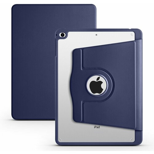 Чехол для iPad Air / Air 2 / 9.7" (2017-2018) с подставкой 360 и держателем для стилуса темно-синий