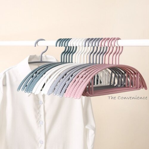 Вешалка плечики для одежды для брюк The Convenience 40x19см набор 15шт (цвет чистый белый)
