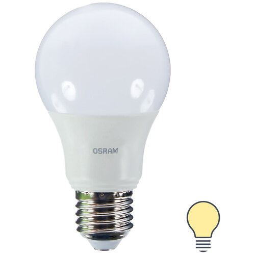 Лампа светодиодная Osram груша E27 8.5 Вт 806 Лм свет тёплый белый. Набор из 2 шт.
