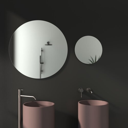 Зеркало настенное Круглое EDGE EVOFORM D80 см, для гостиной, прихожей, спальни, кабинета и ванной комнаты, SP 9956