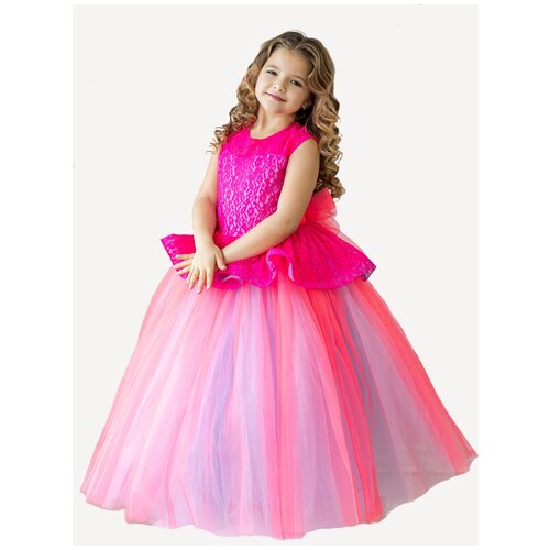 Платье Laura, размер 122-128, розовый