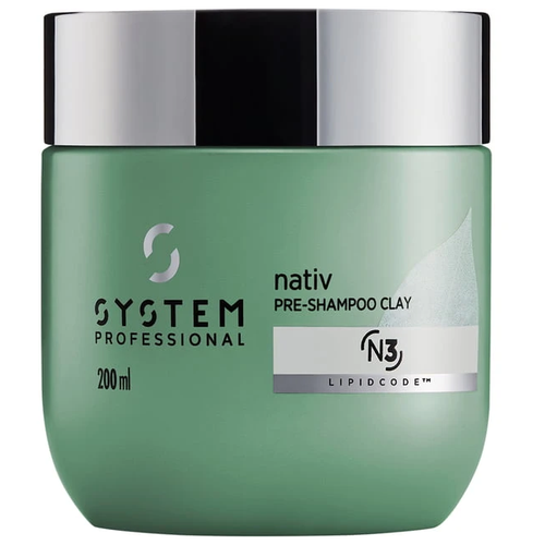 SYSTEM PROFESSIONAL NATIV CLAY PRE SHAMPOO 200 МЛ детокс-уход