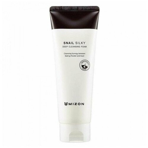 Mizon Пенка со скрабирующими частичками и муцином улитки Snail Silky Deep Cleansing Foam, 150 г