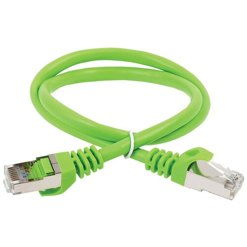 Патч-корд ITK PC02-C5EF-3M FTP RJ-45 вил.-вилка RJ-45 кат.5E 3м зеленый ПВХ (уп:1шт)