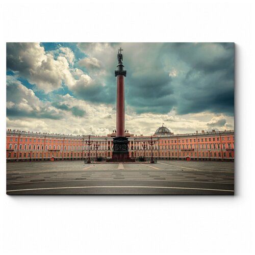Модульная картина Александровская колонна на Дворцовой площади 80x53