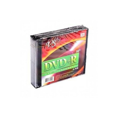 VS Диск DVD+R, VS, 4,7 Гб, 16х, 1 штука