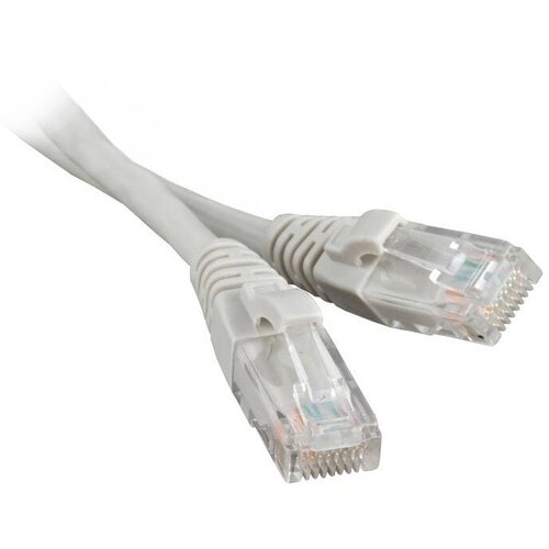 Кабель витая пара патч-корд Hyperline PC-LPM-UTP-RJ45-RJ45-C5e-10M-LSZH-GY 10.0m