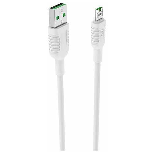 Дата-кабель Borofone BX33 USB-MicroUSB (4 А) 1 м, белый