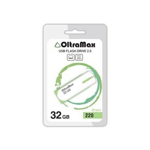 USB flash накопитель OltraMax 220 32GB зеленый