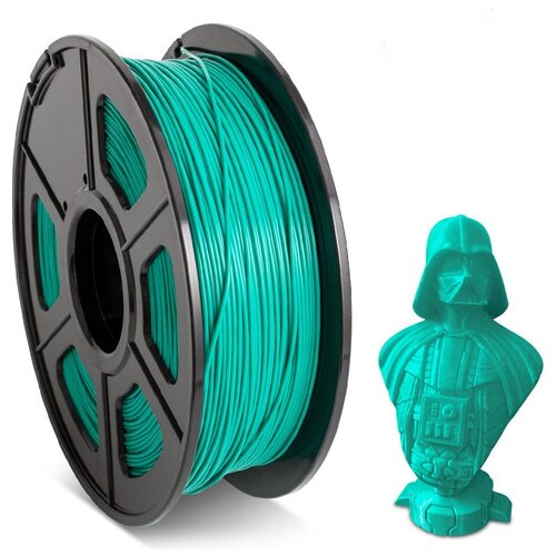 PLA пластик для 3D принтера Geekfilament 1.75мм, 1 кг бирюзовый (Sea Wave)