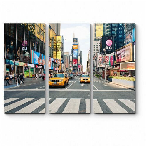 Модульная картина Нью-Йорк летним днем 60x43