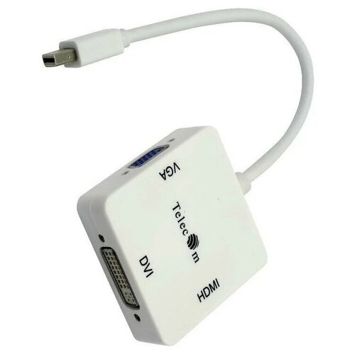 Переходник Telecom Mini DisplayPort - HDMI/VGA/DVI, Telecom (TA556)