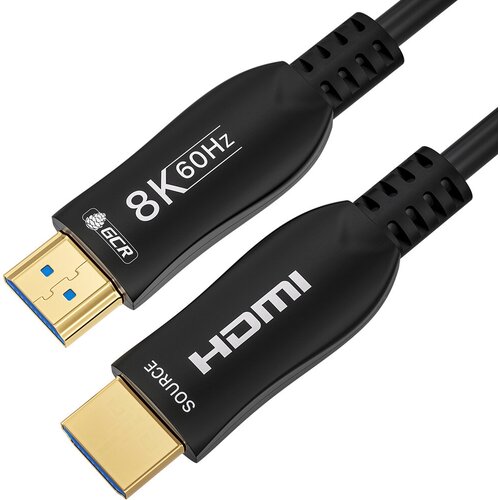 GCR Кабель 15.0m оптический HDMI 2.1 8K 60Hz, 4K 120Hz, 4:4:4, высокоскоростной 48.0 Гбит/с, 3D Greenconnect GCR-54849