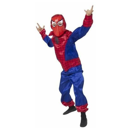 Карнавальный костюм «Человек-паук», текстиль, размер 28, рост 110 см
