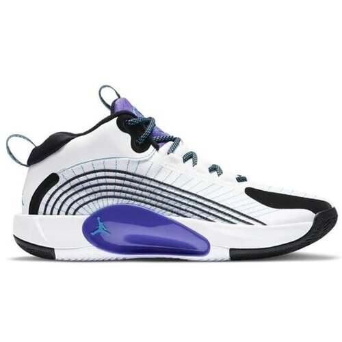 Кроссовки Jordan Jumpman 2021 PF, полнота 10, размер 10US, синий, черный