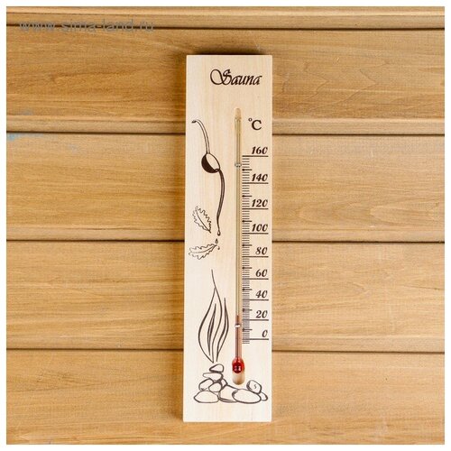 TAKE IT EASY Термометр "Sauna", для бань и саун, мод. ТСС-1, от 0° до +160°C, микс