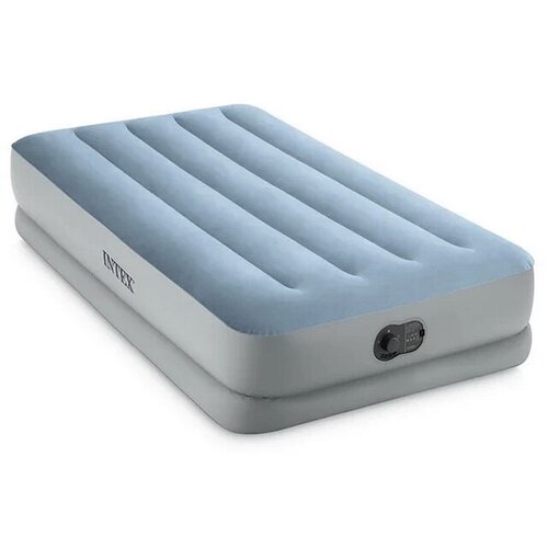 INTEX Надувная кровать Mid-Rise Comfort со встроенным USB-насосом, 99*191*36 см 64157