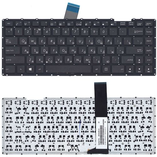 Клавиатура для ноутбука Asus 0KN0-PQ1US16, русская, черная