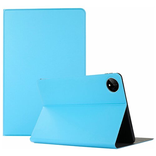 Чехол для планшета Huawei MatePad Pro 11 2022 (GOT-W29/AL09), кожаный, трансформируется в подставку (голубой)