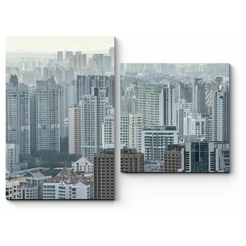Модульная картина Загадочный Сингапур150x113