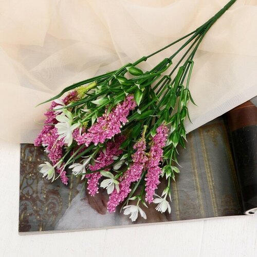 Букет "Глициния с мелкими цветочками" 32 см, микс