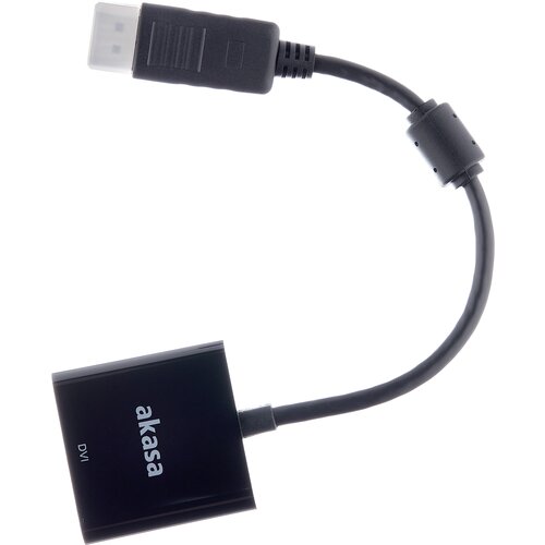 Аксессуар Akasa DisplayPort - DVI Active Converte 20cm AK-CBDP15-20BK