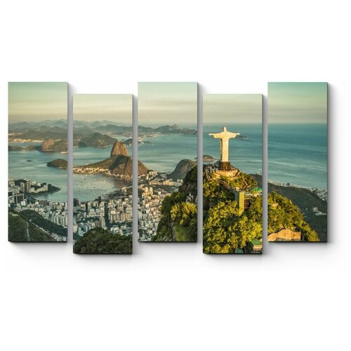 Модульная картина Панорама Рио-де-Жанейро210x121