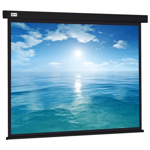 Рулонный черный экран cactus Wallscreen CS-PSW-104X186-BK, 87", черный