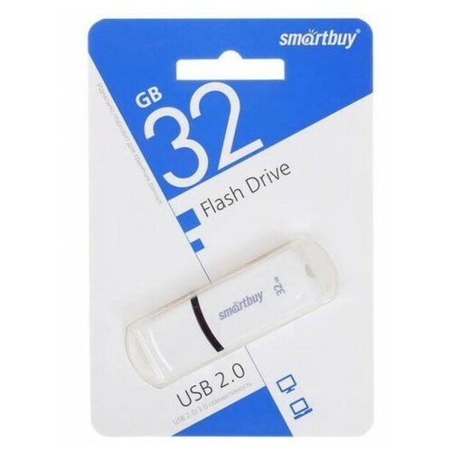 Память Flash USB 32 Gb Smart Buy Paean White