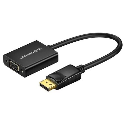 Переходник/адаптер UGreen DisplayPort - VGA, 0.15 м, черный