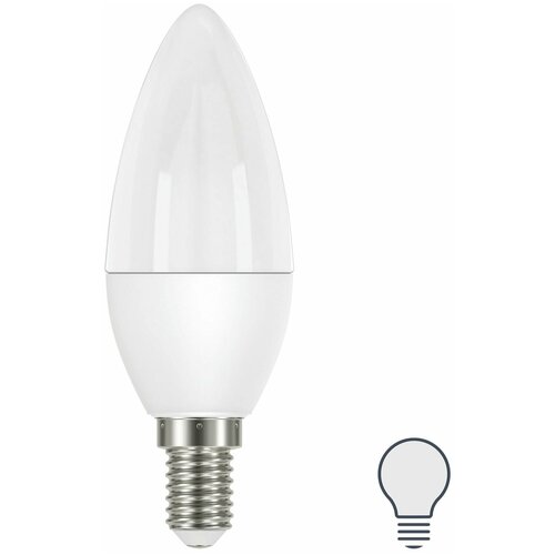 Лампа светодиодная Lexman Candle E14 175-250 В 7 Вт белая 750 лм нейтральный белый свет