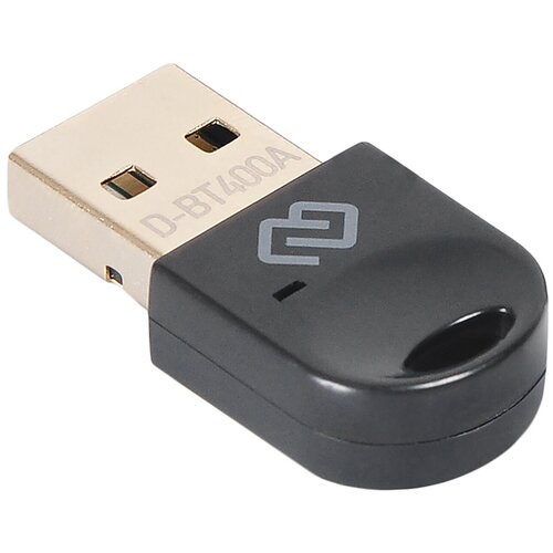 Адаптер USB Digma D-BT400A Bluetooth 4.0+EDR class 1.5 20м черный